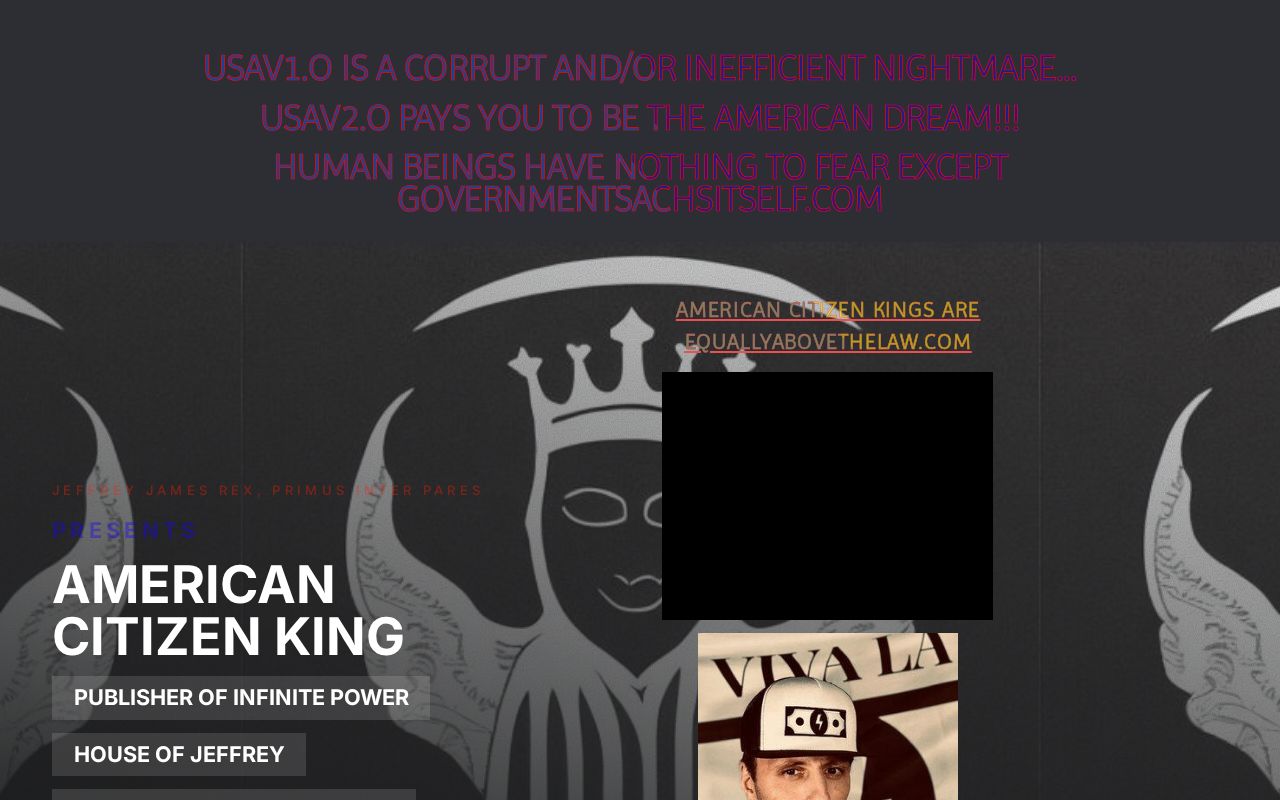 AmericanCitizenKing.com: Publisher of Infinite Power